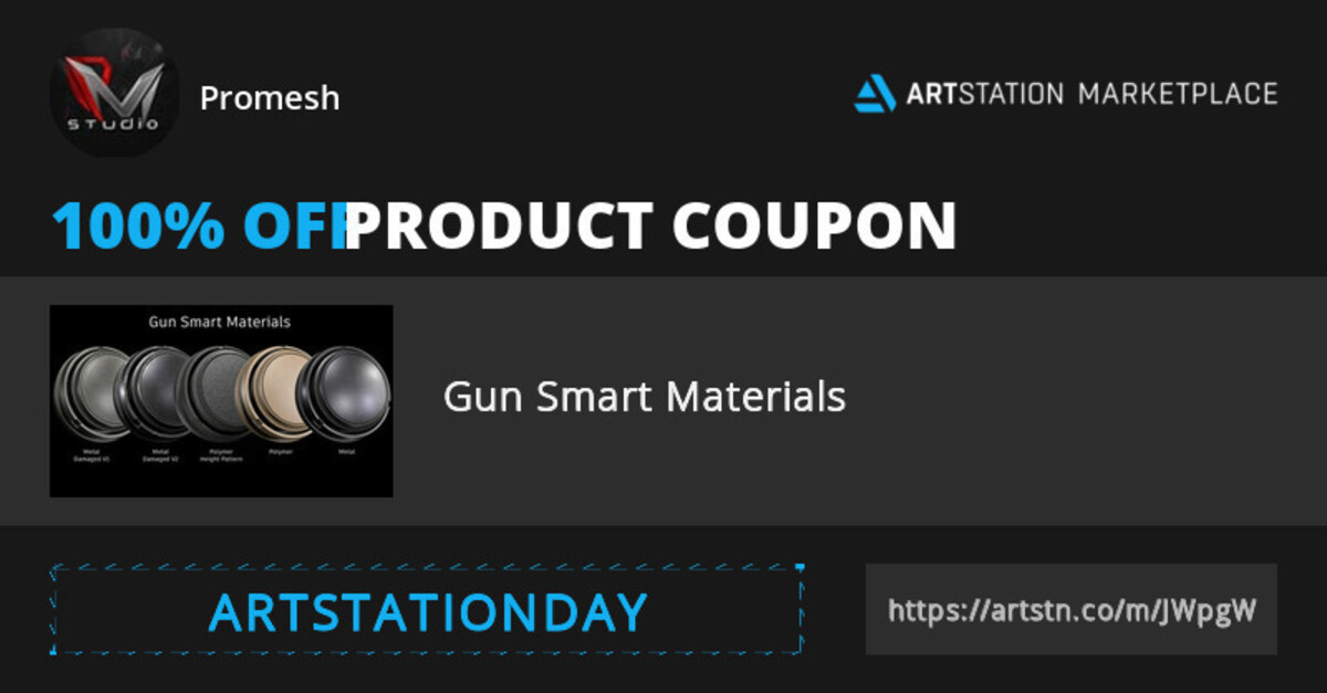 ArtStation - Artstation day free Gun Smart Materials