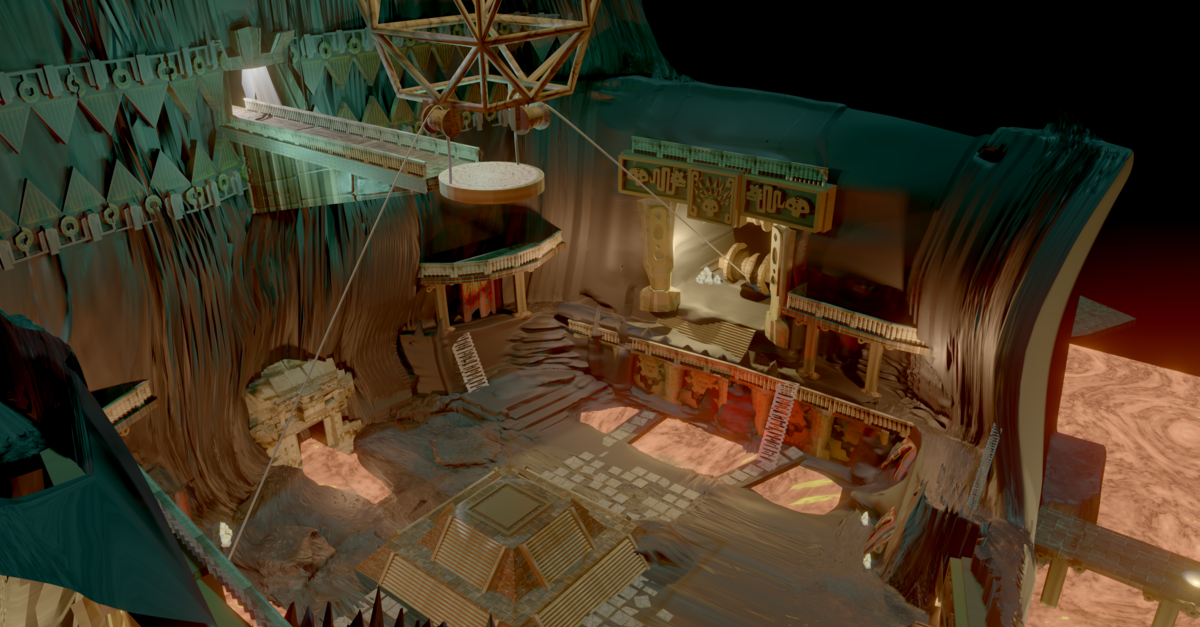 ArtStation - Maya adventure game - concept art example