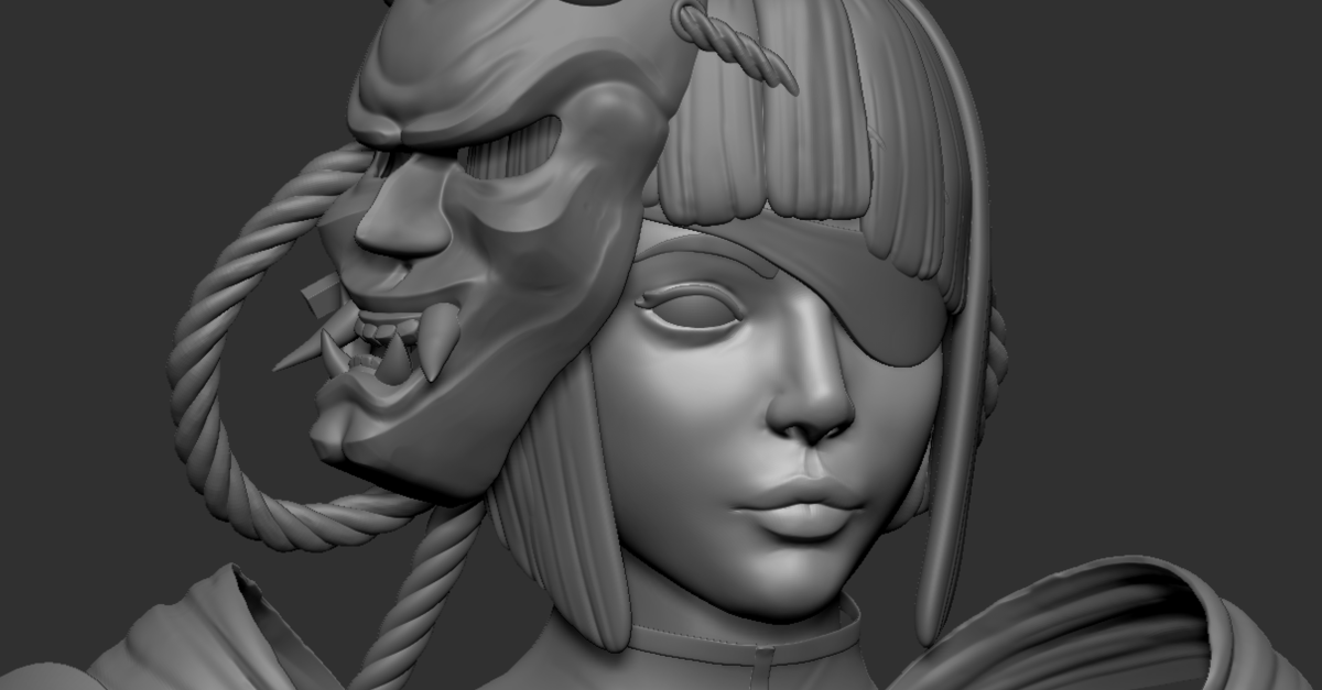 ArtStation - Curse Flower Demon of the Flames in Purple - Hanako ...