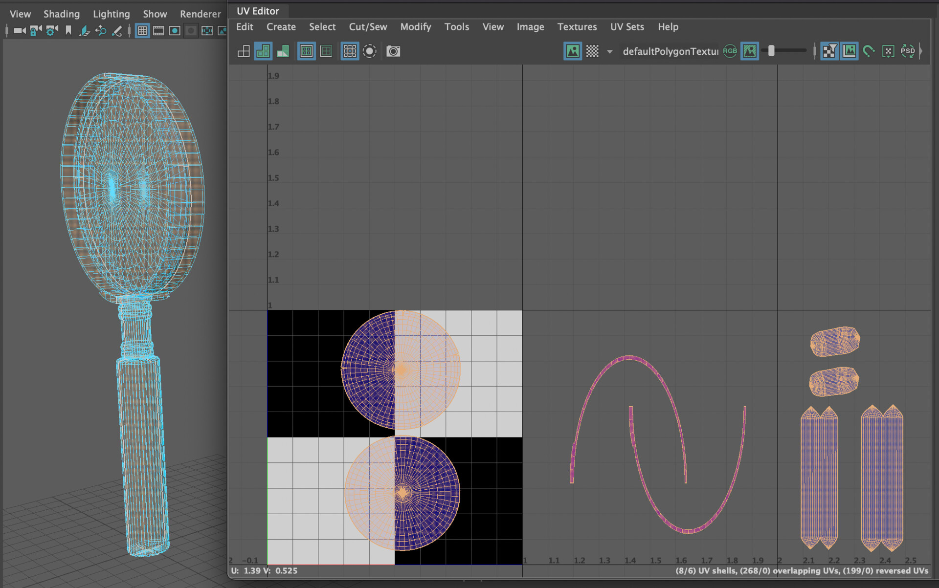 planar projection maya