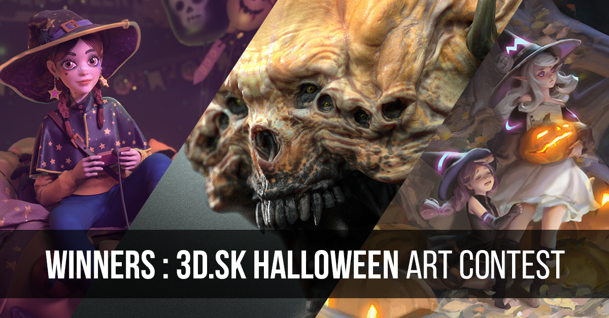 ArtStation - WINNERS OF 3D.SK HALLOWEEN CONTEST 2021