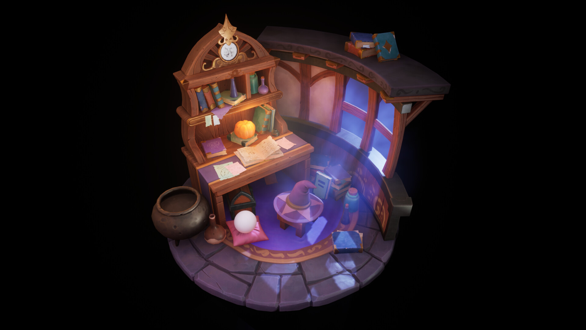 Eleanore Falck - Witch's Room Diorama #10 | Small Props