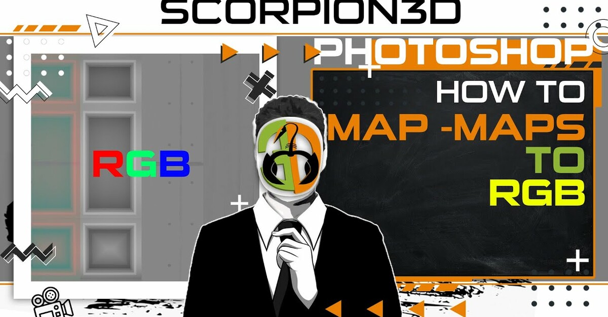 ArtStation - DISPLACEMENT MAPS IN RGB CHANNELS PHOTOSHOP SOFTWARE