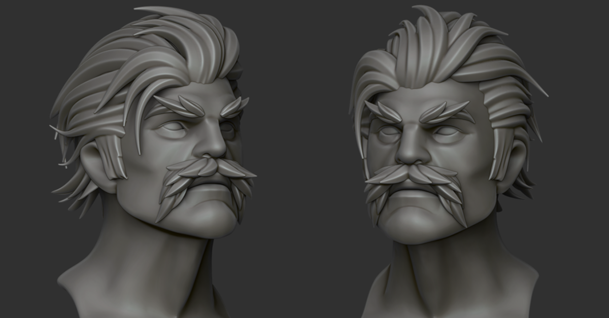 ArtStation - Mustache and associations🧔‍