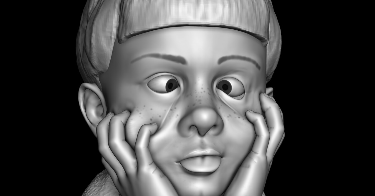 ArtStation - Child grimace