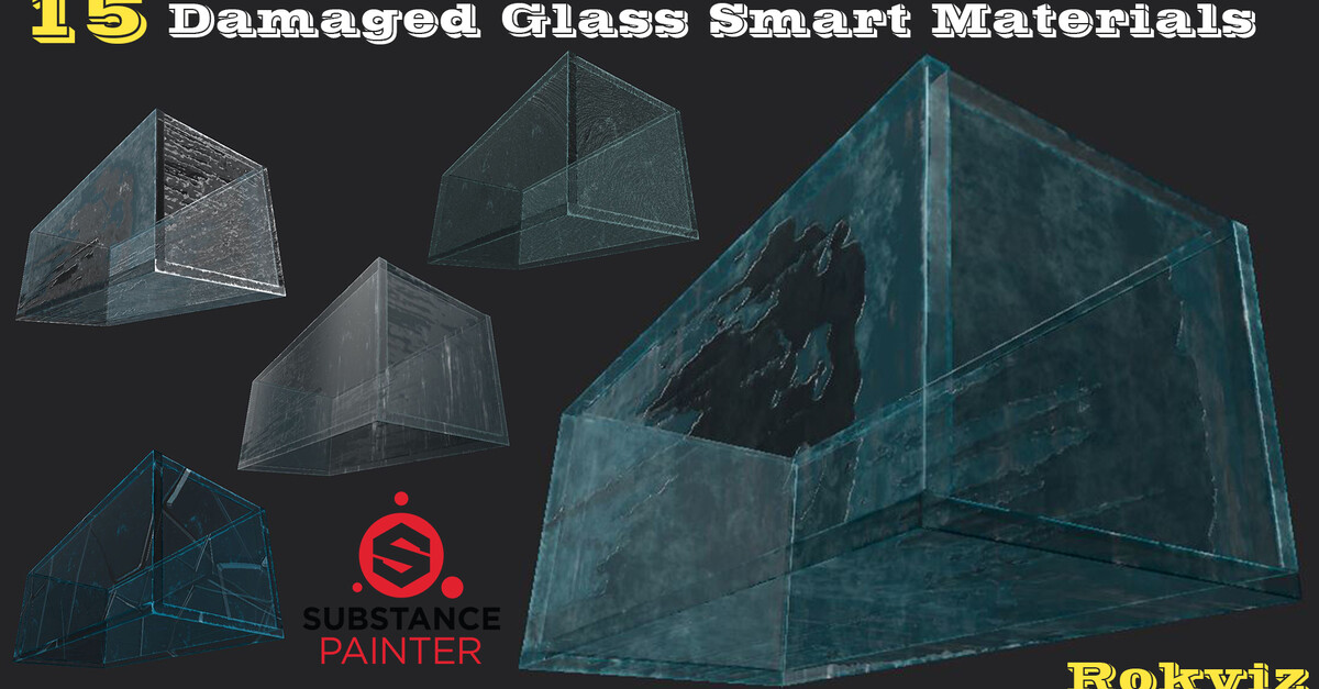 ArtStation - How to use glass smart material in substance painter