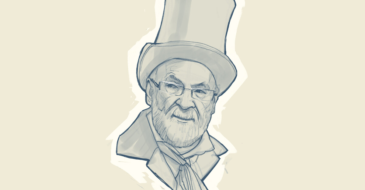 ArtStation - Terry Pratchett portrait sketch
