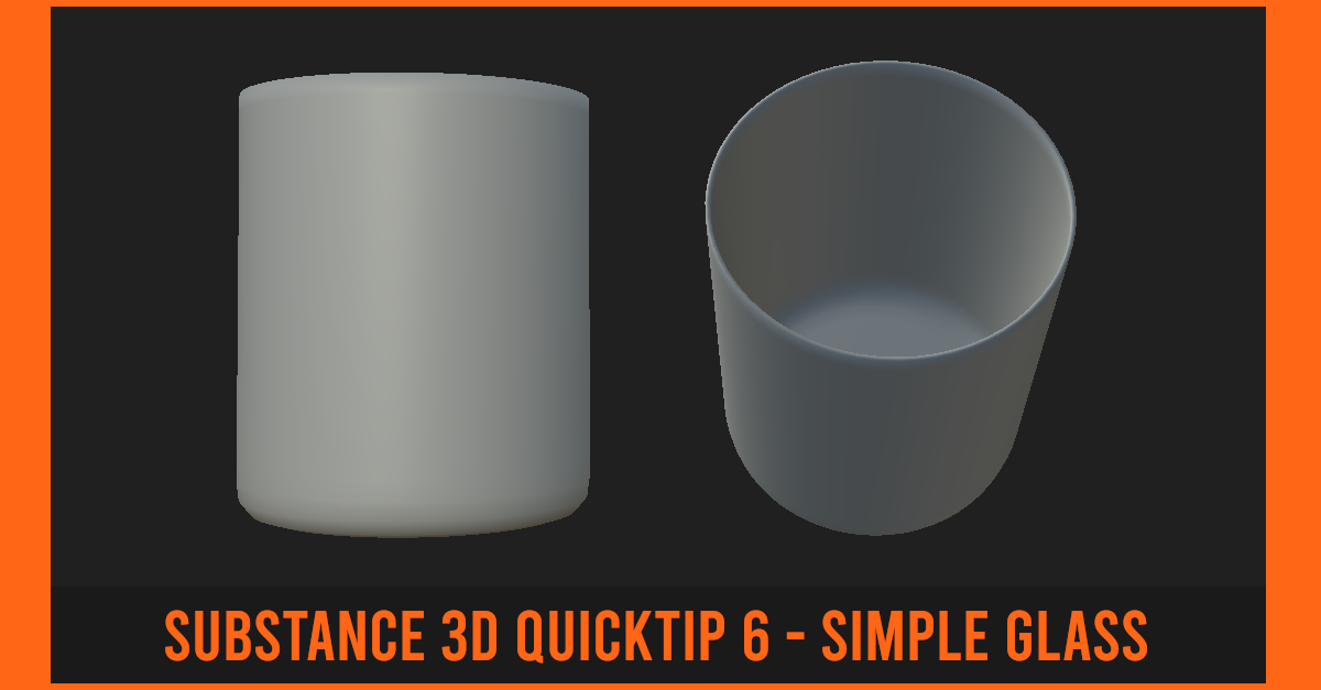 ArtStation - Substance 3D Designer Beginner Quicktip 6 (Simple Glass)