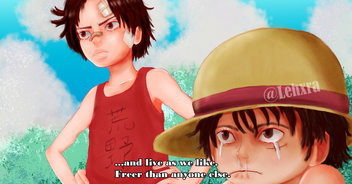 ArtStation - Finally finished my One Piece redraw that I started last ...