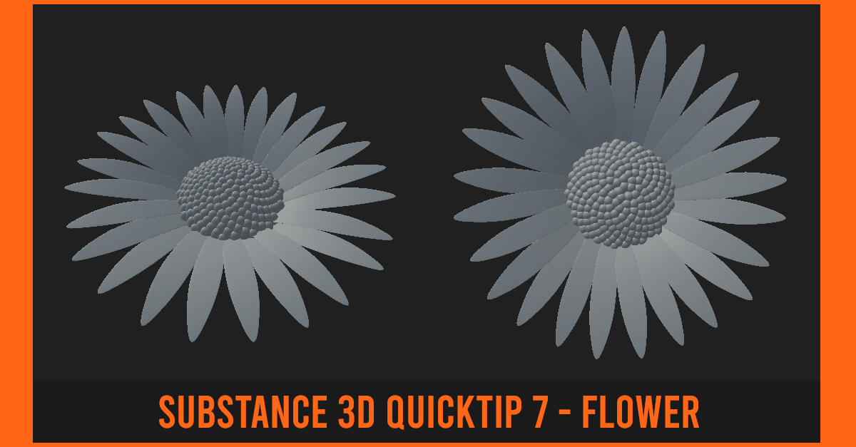 ArtStation - Substance 3D Designer Beginner Quicktip 7 (Flower)