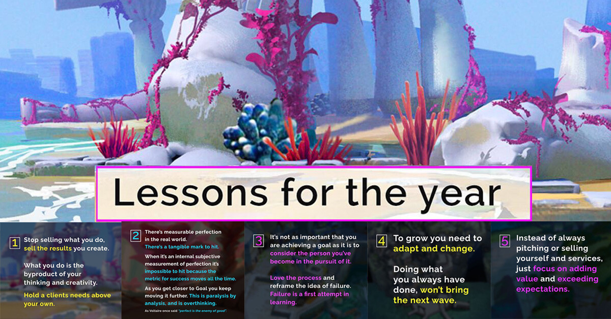 ArtStation - Important Lessons learned from 2021