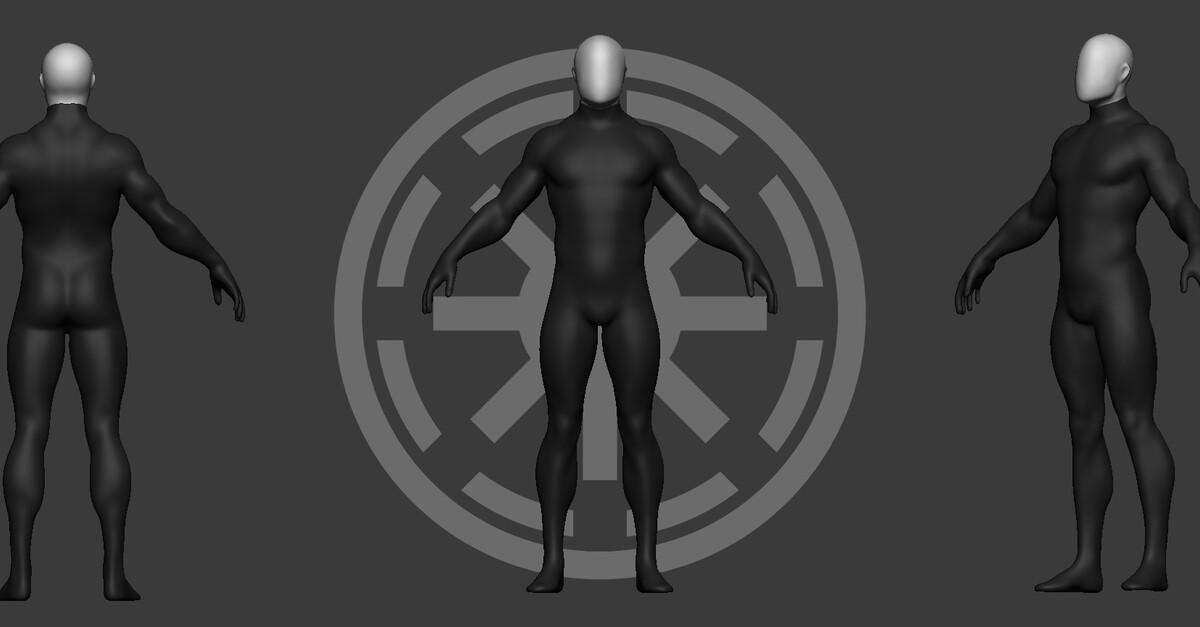ArtStation - Star Wars Project: Phase II Clone Trooper Base Mesh/Body Glove