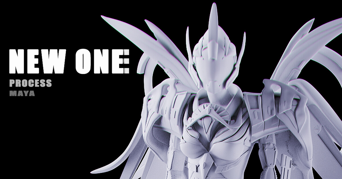 ArtStation - NEW ONE Character Model Process Shots