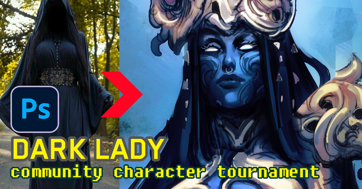ArtStation - Community Character Tournament - Dark Lady