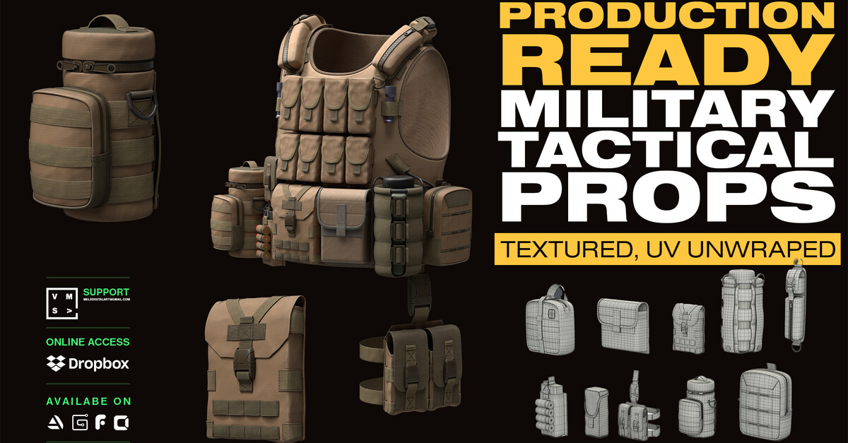 ArtStation - Millitary Props