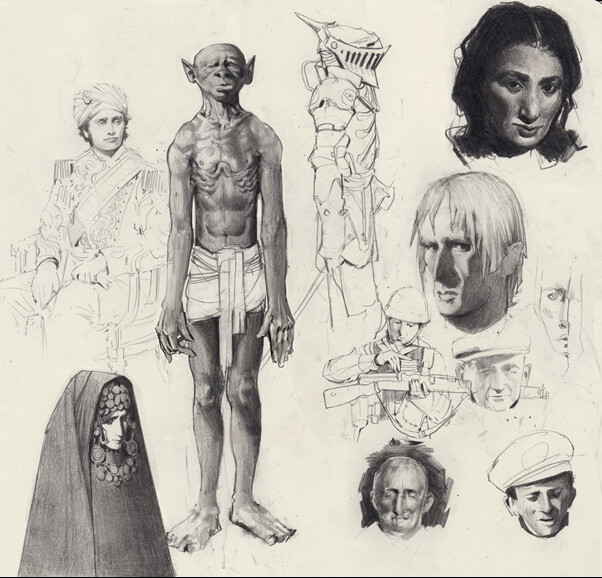 how to draw concept art photoshop