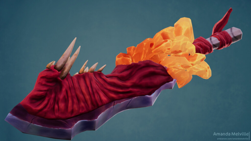 ArtStation - Demon Sword: Creating a Stylized Prop