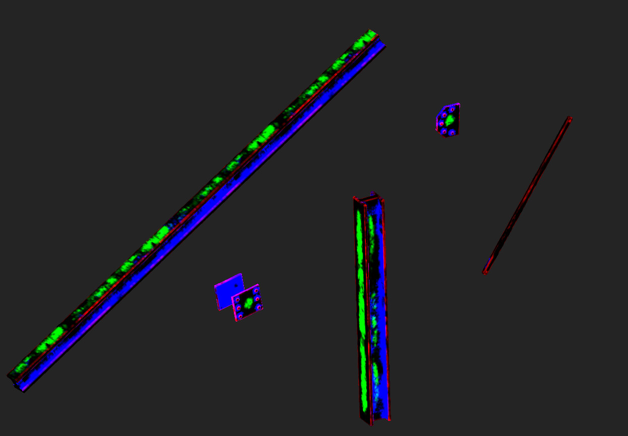 Daniel Cormino - "CrashSite" 08 - Materials and modeling - Steel beams