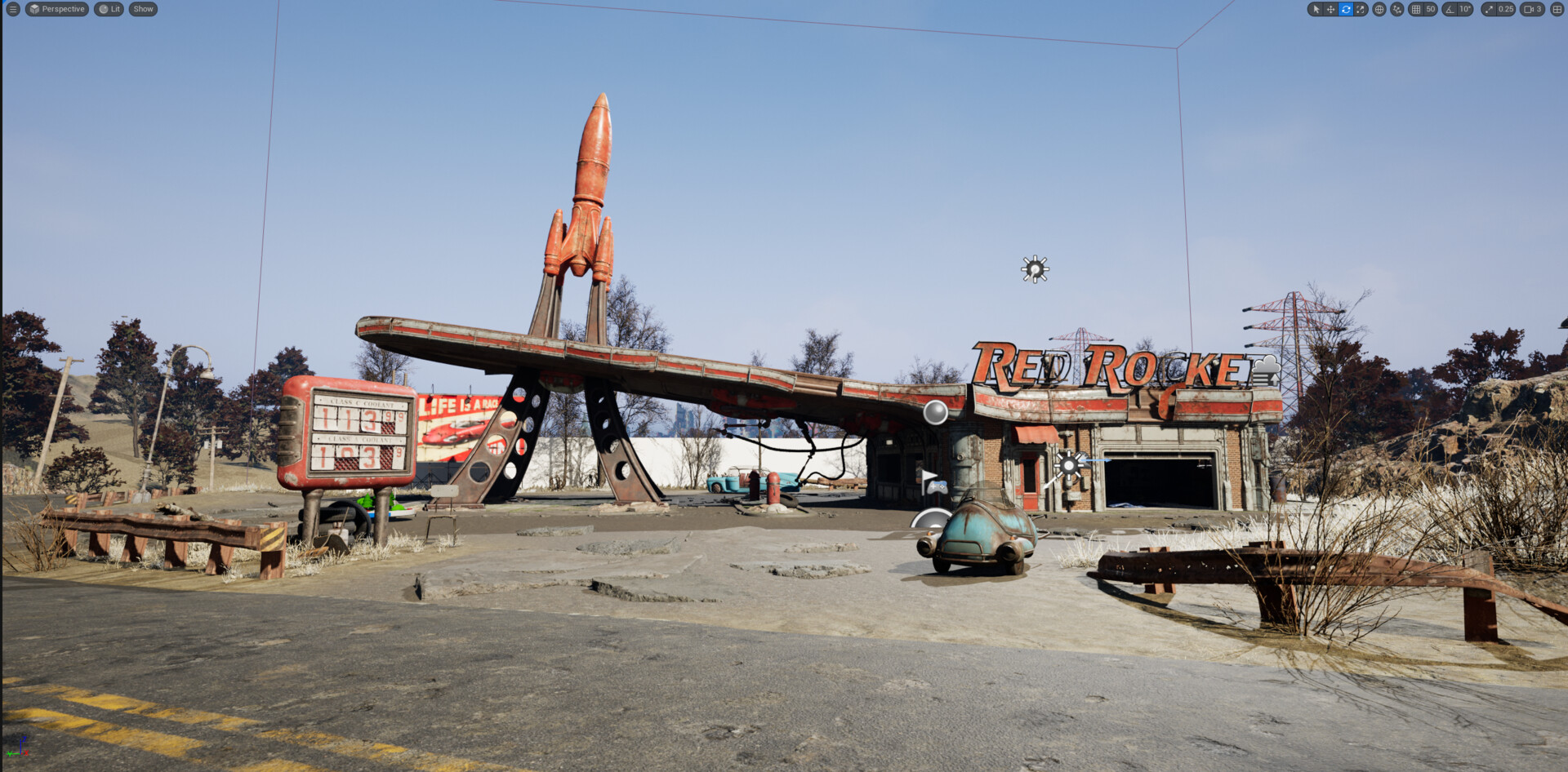 Andrew Gebert - Fallout 4 Red Rocket Service Station WIP #043