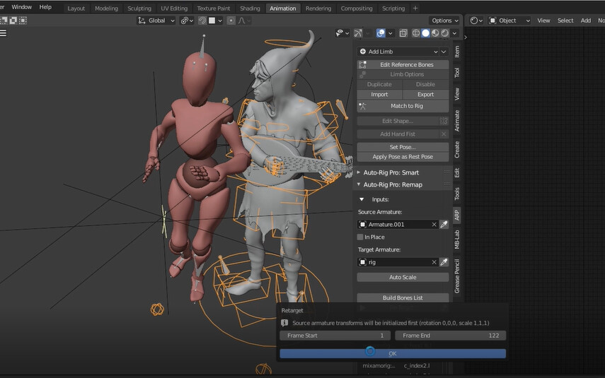 GarageFarm.NET Render Farm - Refining Motion Capture with Mixamo, Auto Rig Pro and Blender