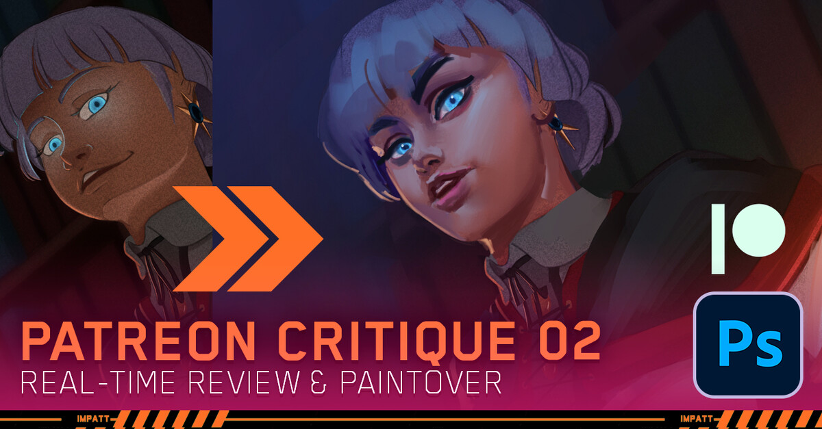 ArtStation - Patreon art Critique and Paint-Over //02