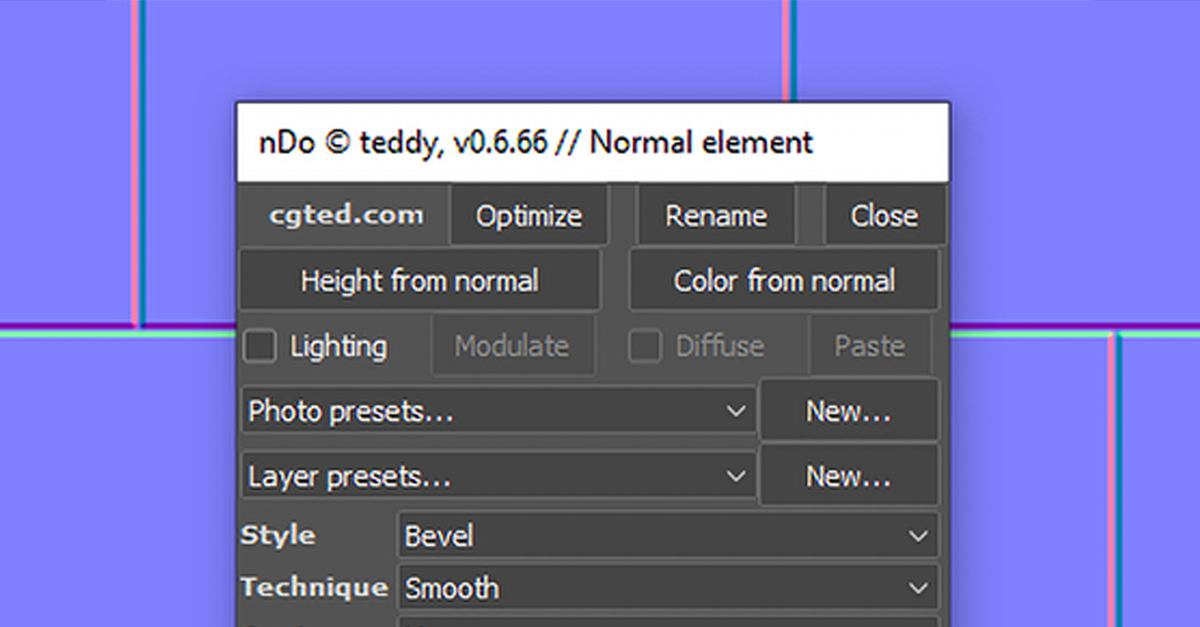 ArtStation - nDo Photoshop script v0.6.66 from Quixel to create normal ...