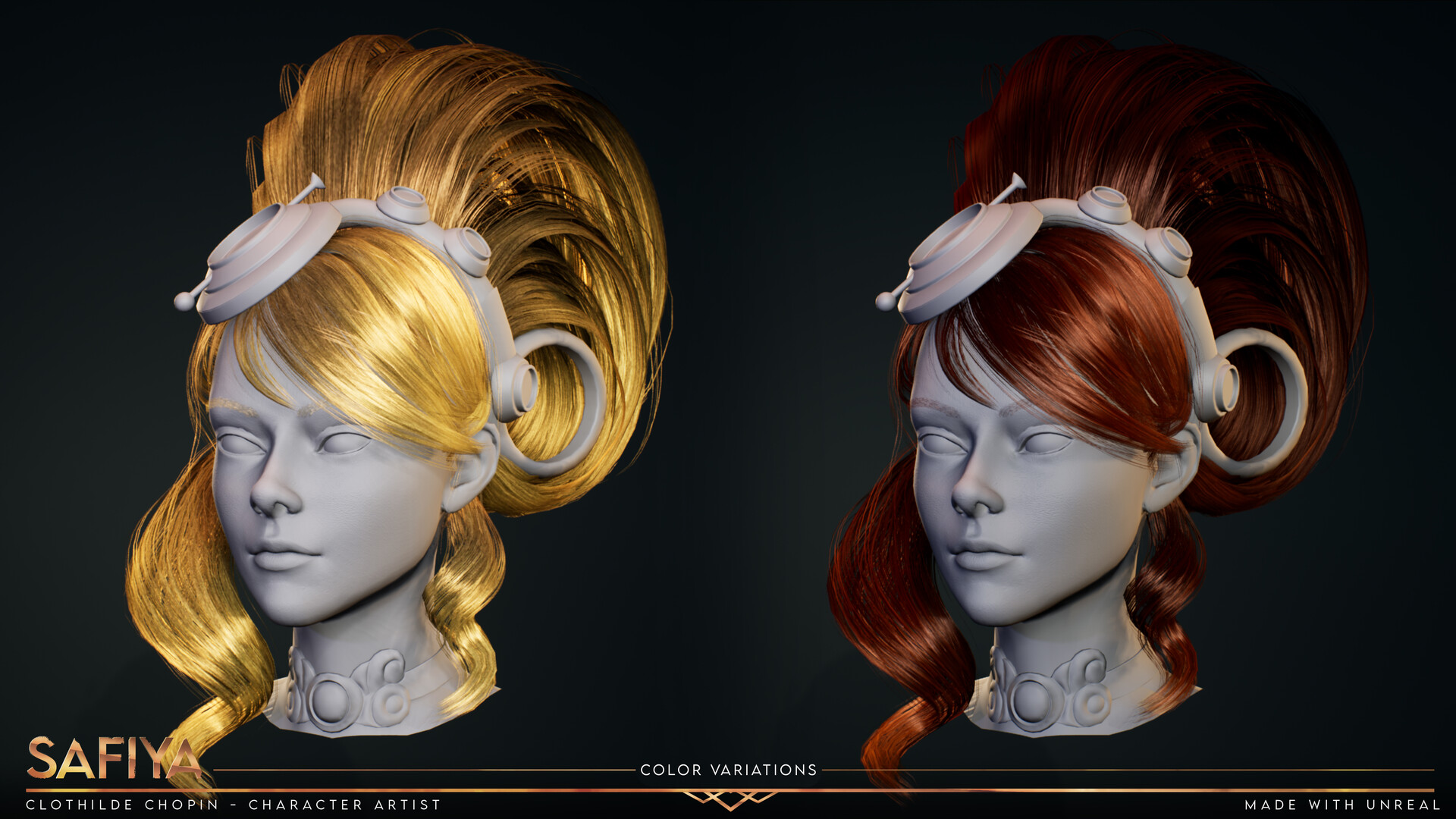 Clothilde Chopin - Safiya - Hair Breakdown (UE5)