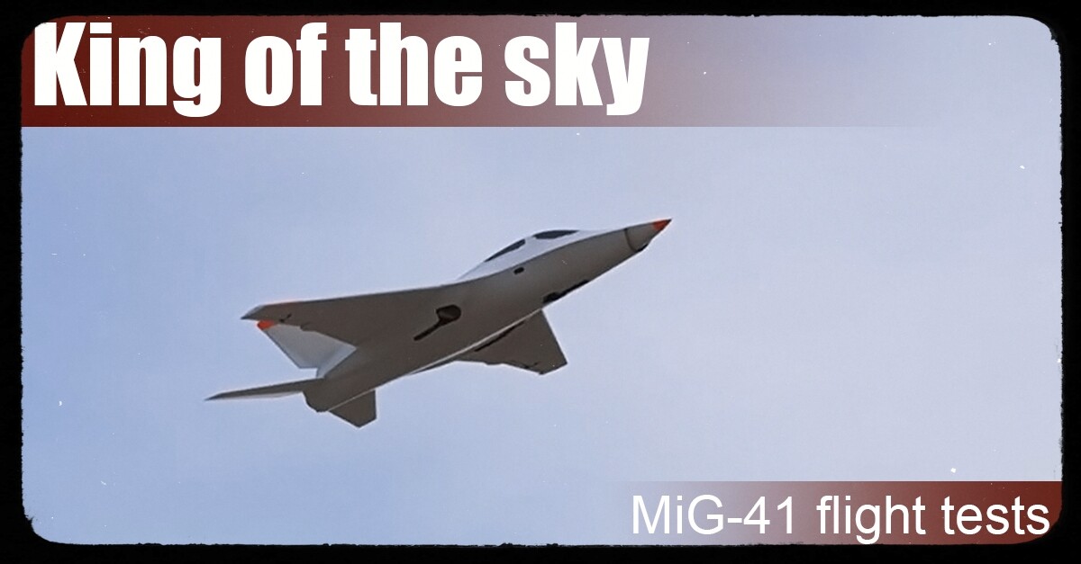 RenderDock - MiG-41 in the skies. Maneurability test flights.