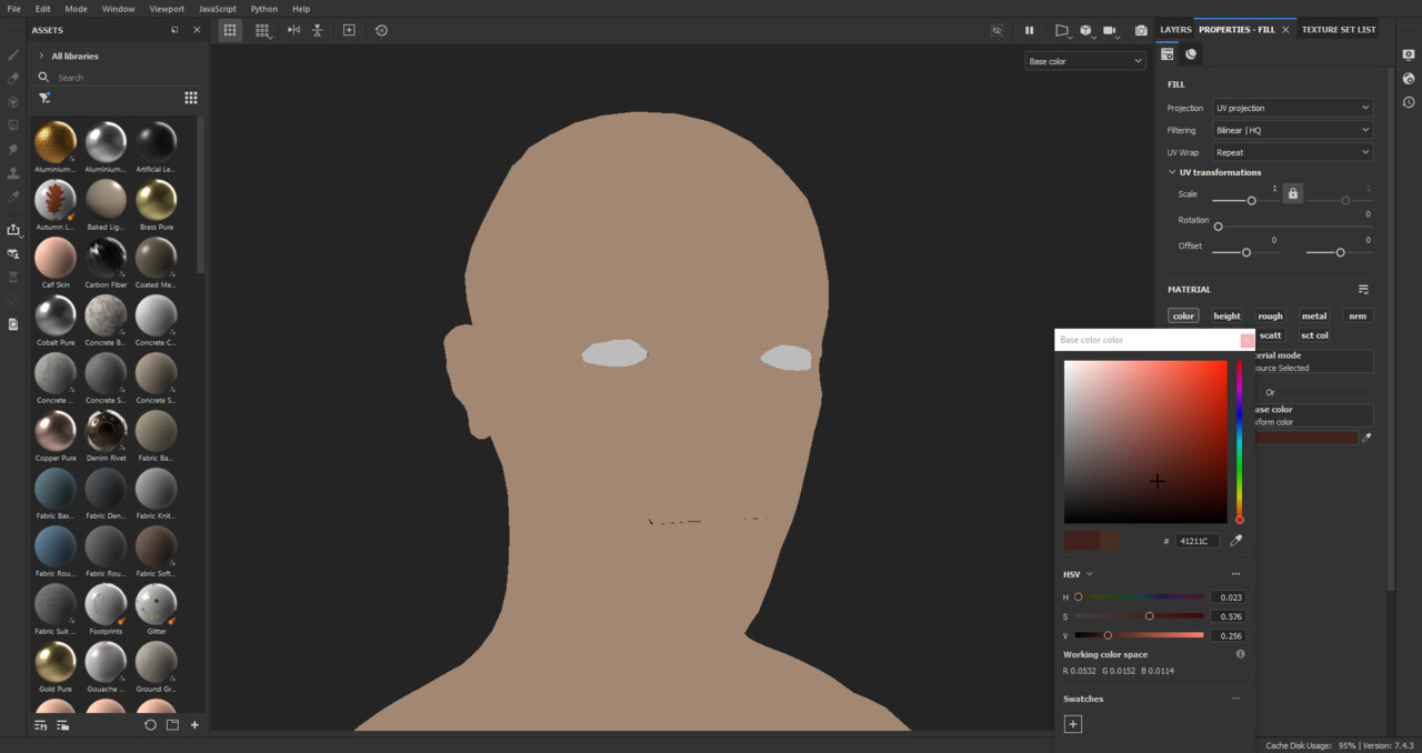 Alex Murphy - Creating Realistic Skin in Substance Painter 2: Diffuse