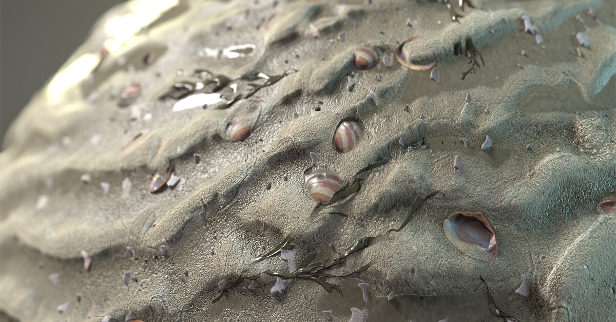 ArtStation - Sand texture scan material wip pt2