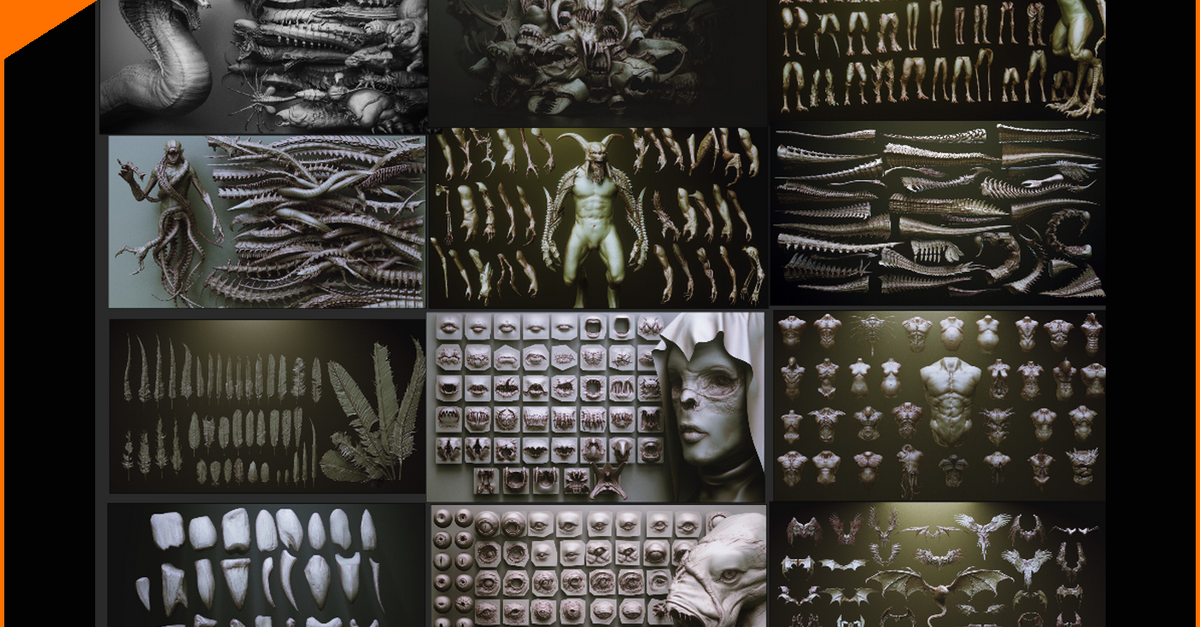 ArtStation - Creature Feature Volumes 1 - 17 Complete Bundle now out