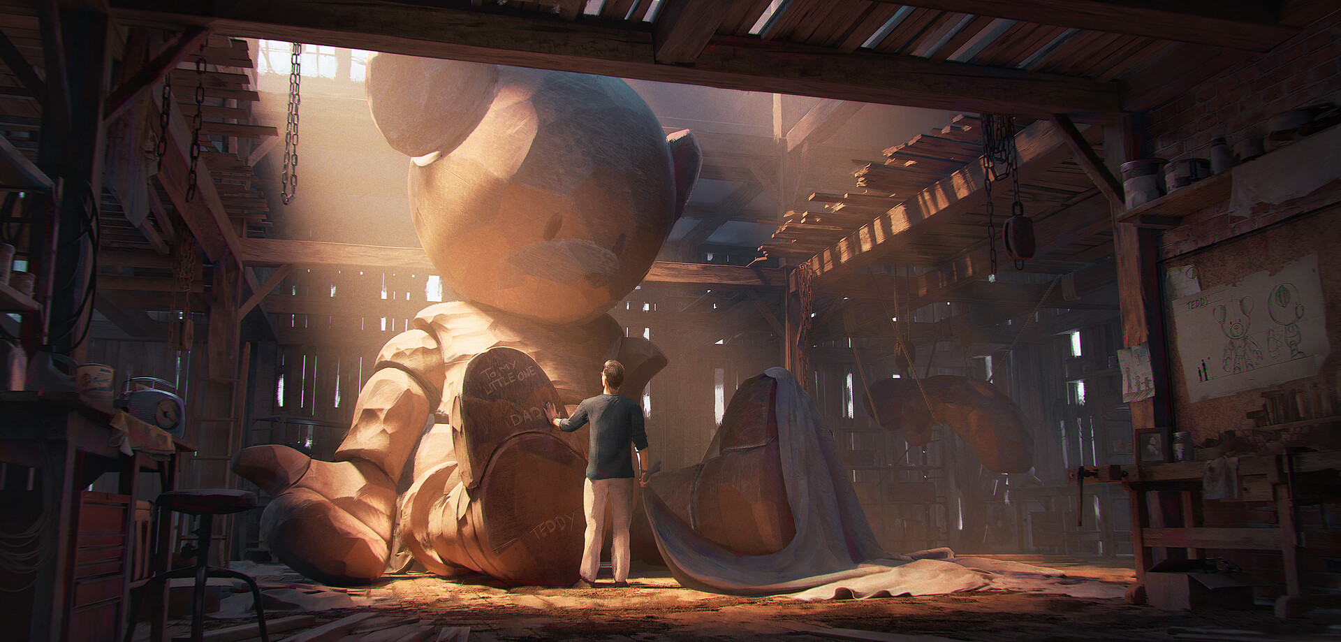 Maxime Schilde - WIP Atomhawk art competition « Forgotten creation