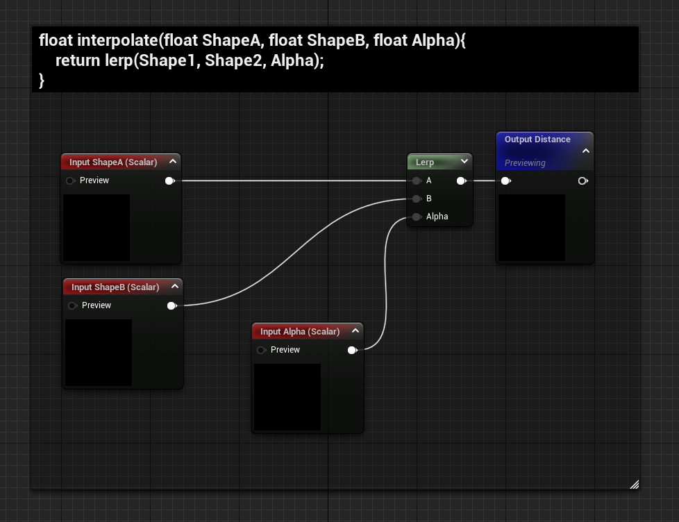 Fabrizio Bergamo - 2D SDF - Combine Shapes - Material Function Library UE5