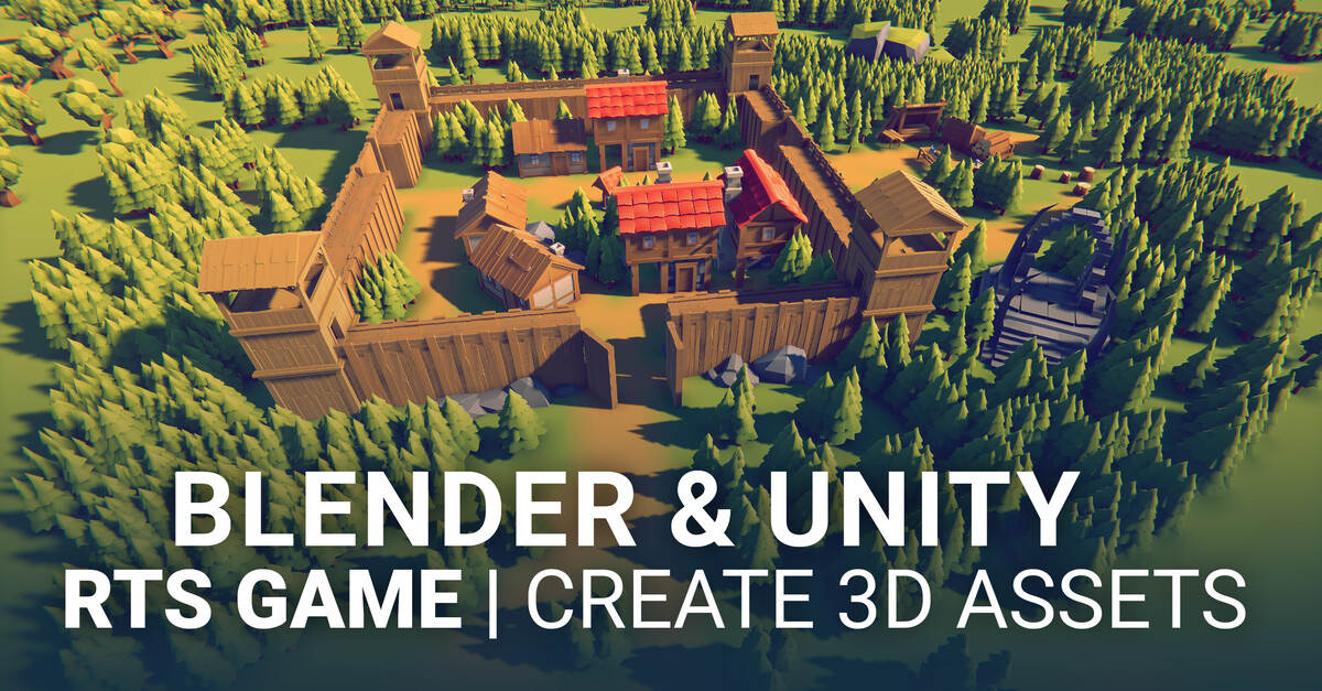 ArtStation - Blender & Unity | Create RTS / City-builder 3D Models ...