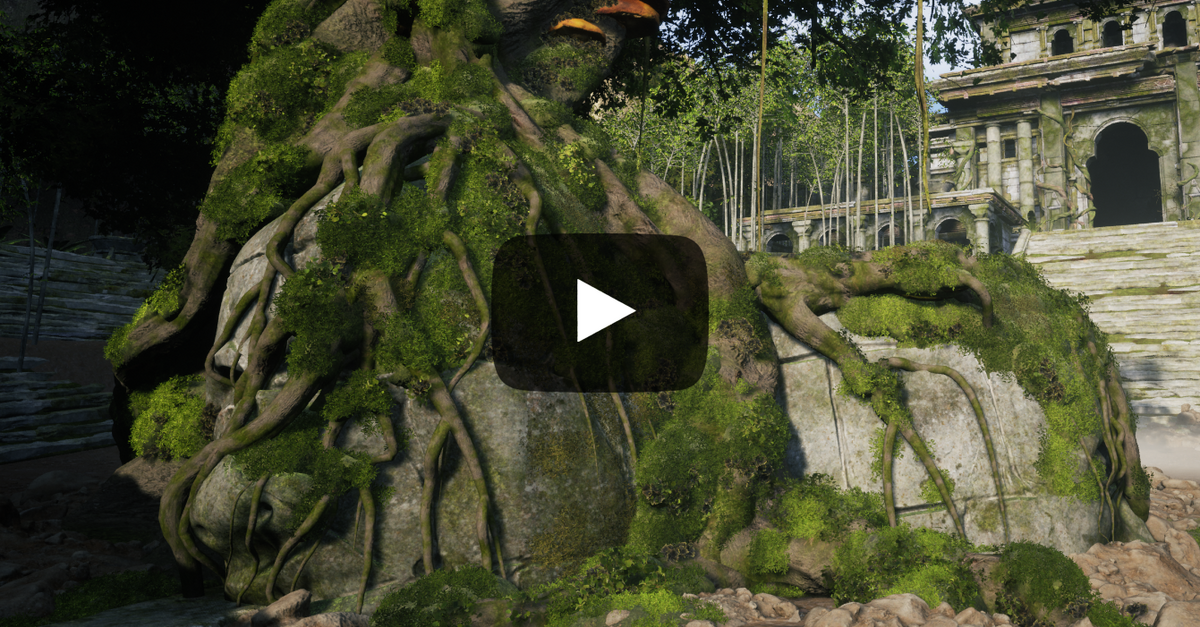 ArtStation - Jungle temple in UE5 moss updated