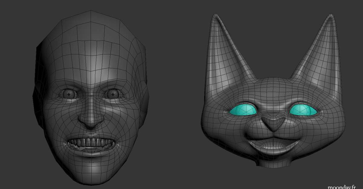 ArtStation - (Advanced) Facial Mocap retargeting - Create morph targets ...