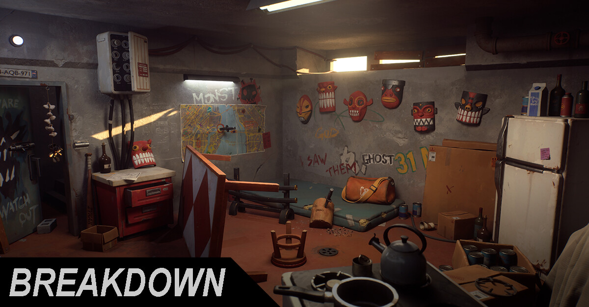 ArtStation - Making of "The Hideout"