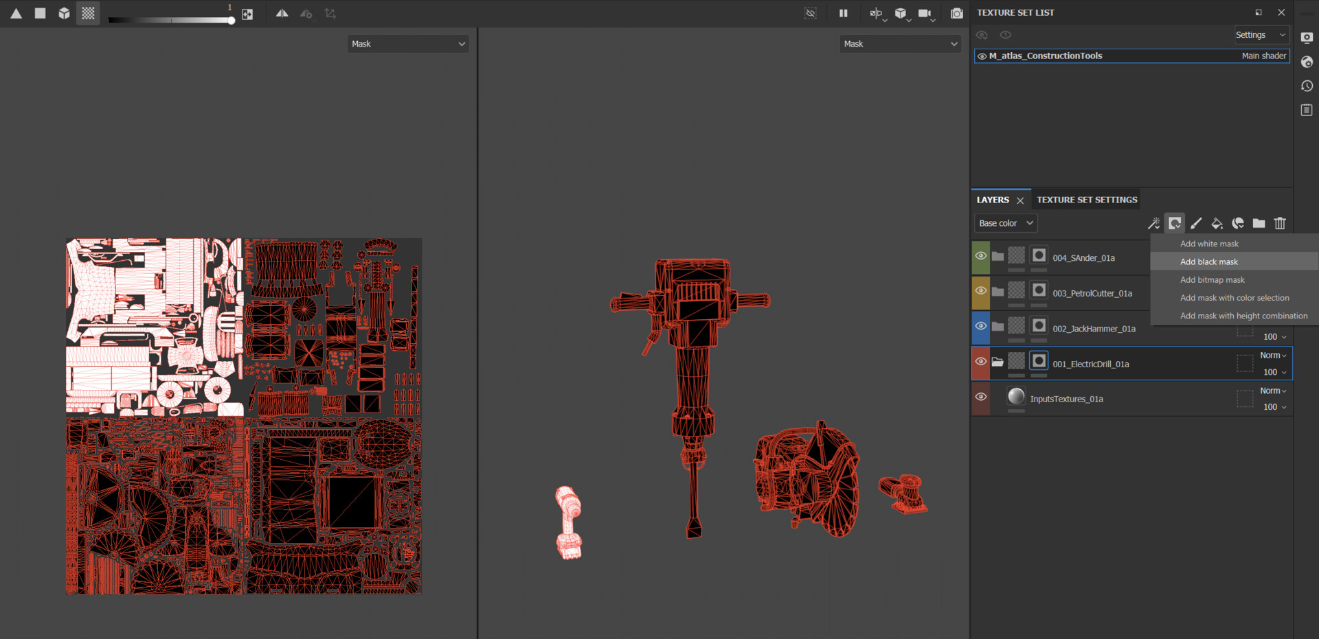 Nicolas Morlet - How to create an Atlas of various textured assets with a non-destructive workflow