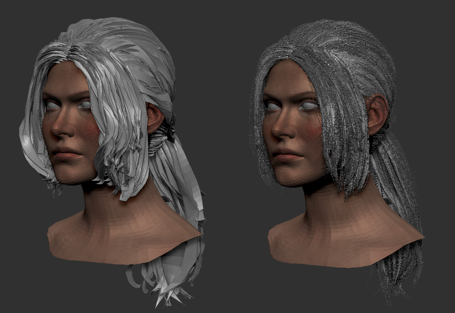 how to make hair in zbrush