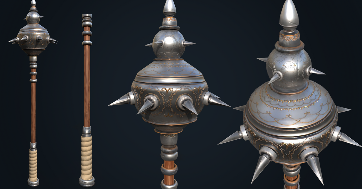 ArtStation - Medieval Village - Making Of: Flails & Maces