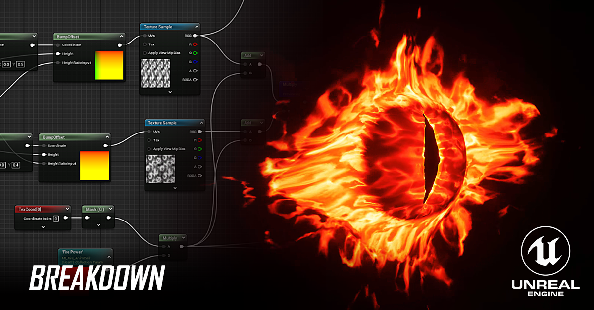 ArtStation - How to make a Fire Material in Unreal 5