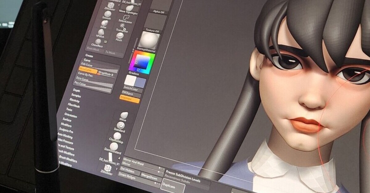 ArtStation - Trying out the Huion Kanvas pro 13 2.5k