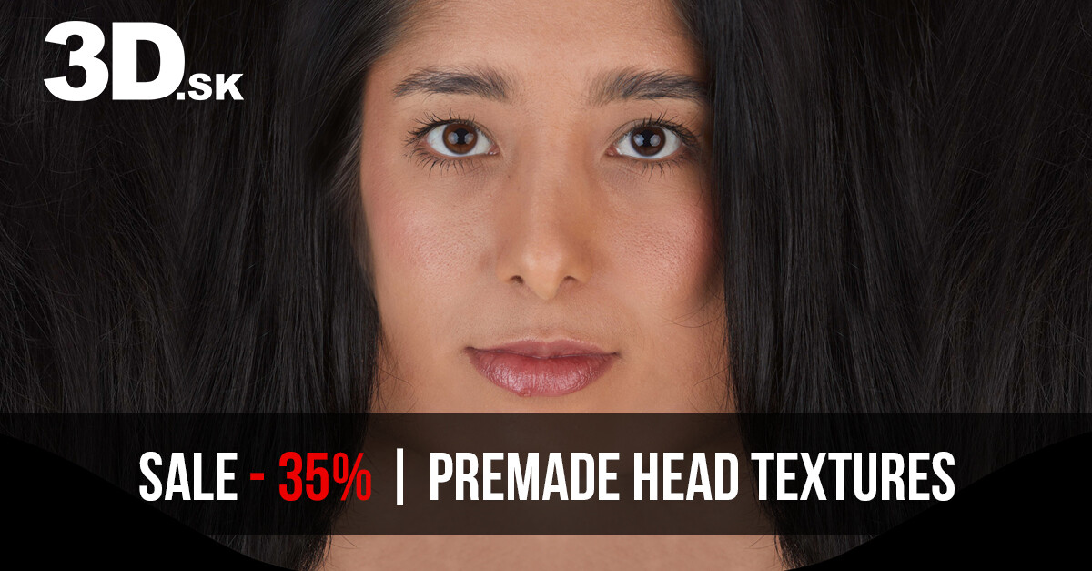 ArtStation - SALE -35% | PREMADE HEAD TEXTURES