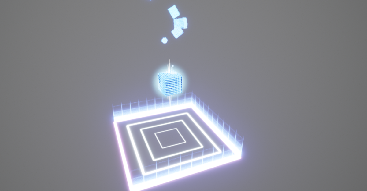 ArtStation - Datacube Pickup Effect WIP