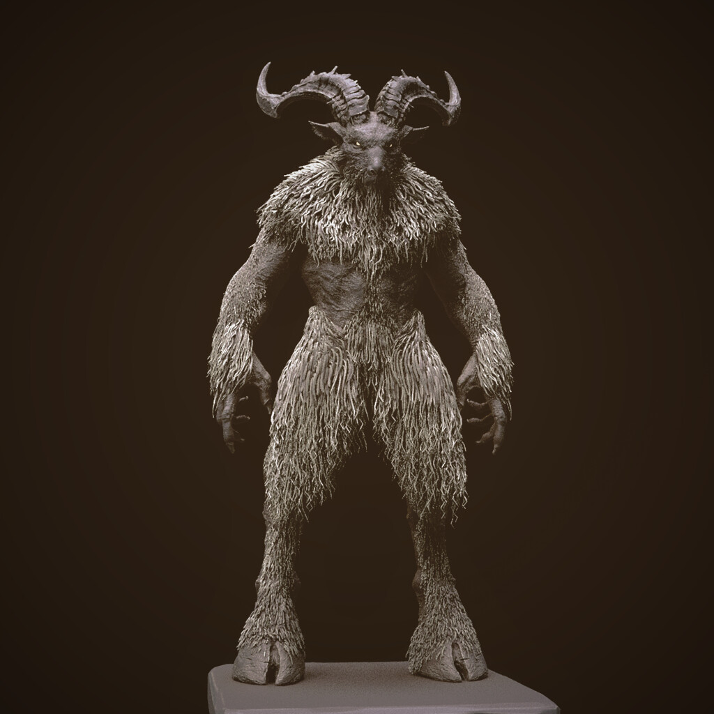 Bernhard van der Horst 3D Artist - DEMON - Part 4 -Legs - Update