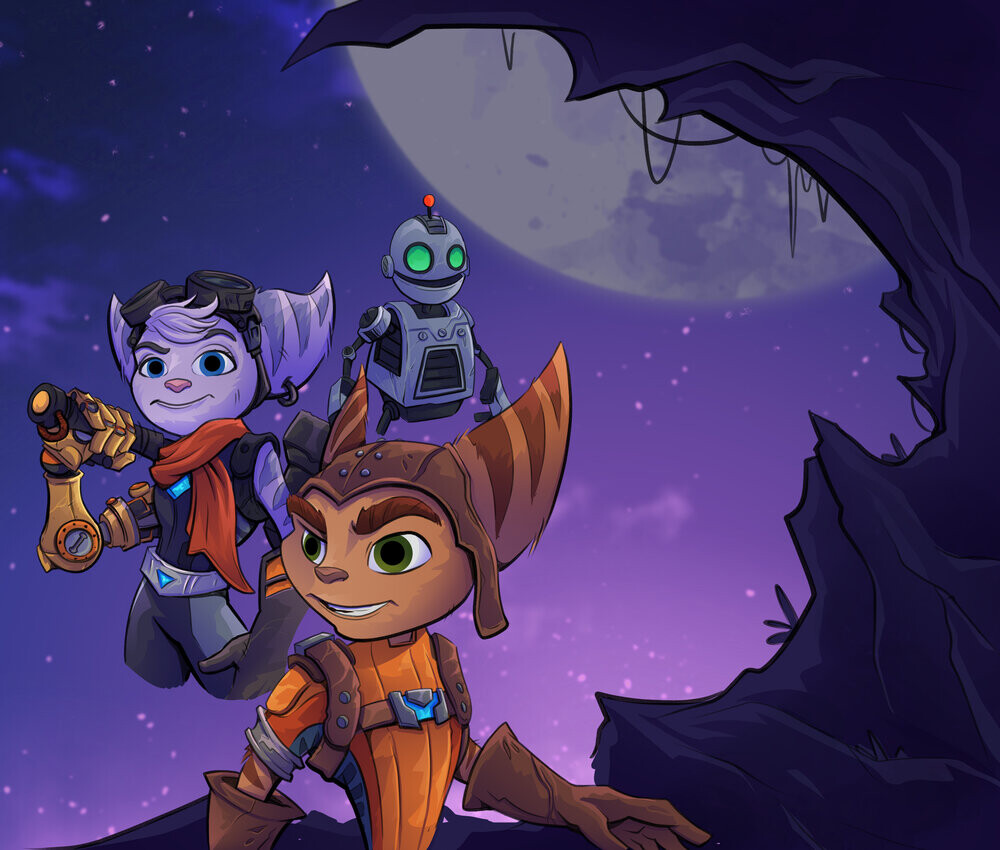 how to draw ratchet and clank