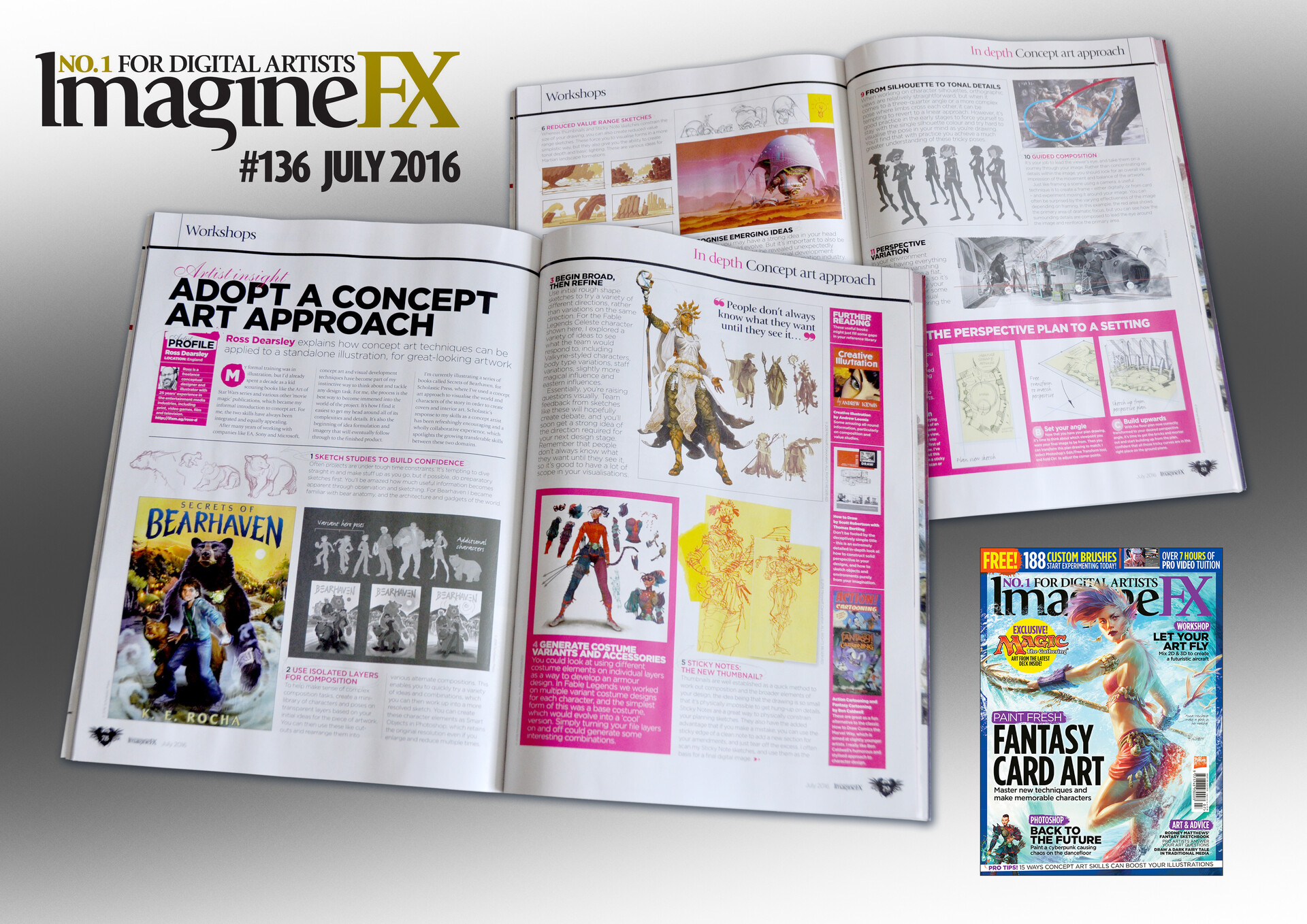 Ross Dearsley - ImagineFX - Artist Insight