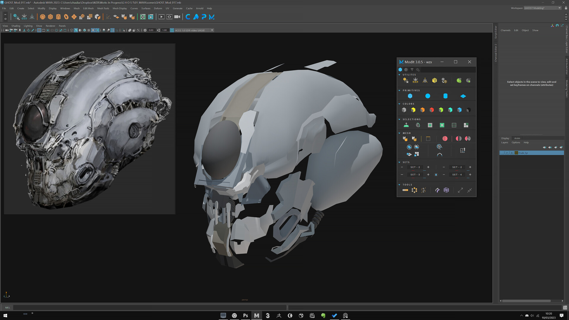 - Wizix - - G H O S T - Master Complex Hard Surface Modeling with Maya - Early Pre-Sale Released