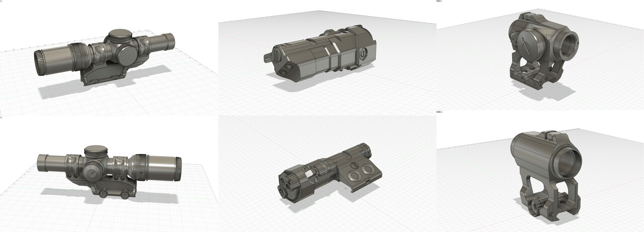 Howel GANUCHAUD - Exploring Fusion 360 & Zbrush for Weapons [Repost]