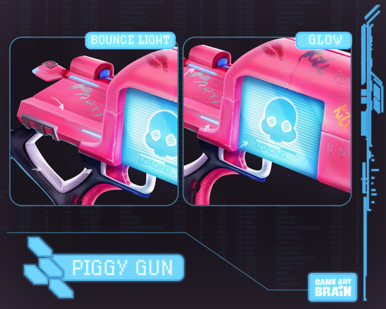 Game Art Brain - Creation & Consulting - Piggy Gun